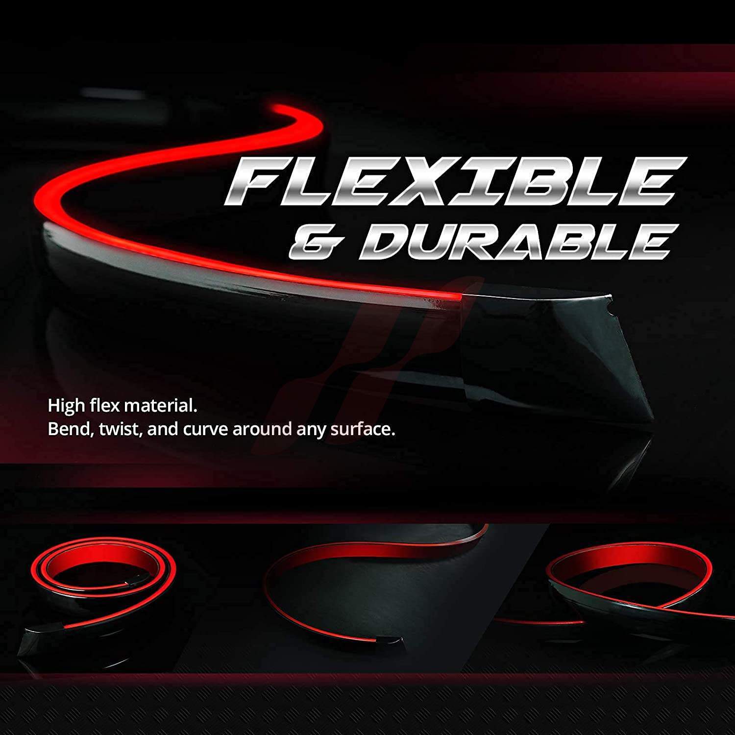 Carbon Fiber Led Spoiler Lip Kit - Hotshot Automotive